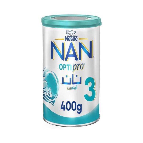Nestle NAN OptiPro 3 Growing-Up Milk Formula 1-3 Years, 400gm - Sarah Ali Pharmacy